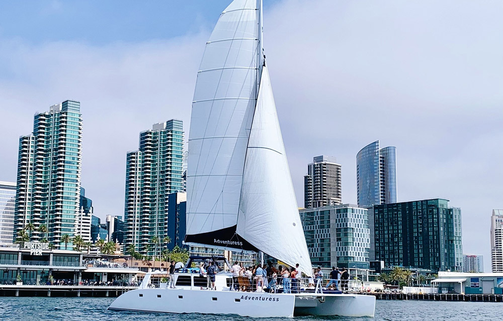 Adventuress Sailing Catamaran | San Diego Bay Cruises